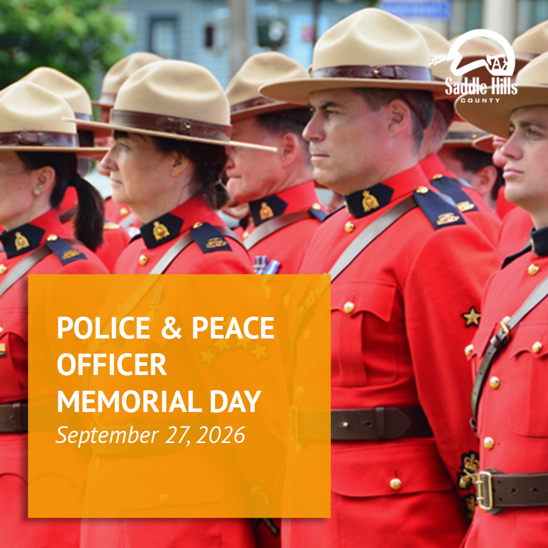 Police and Peace Officer Memorial Day | Saddle Hills County